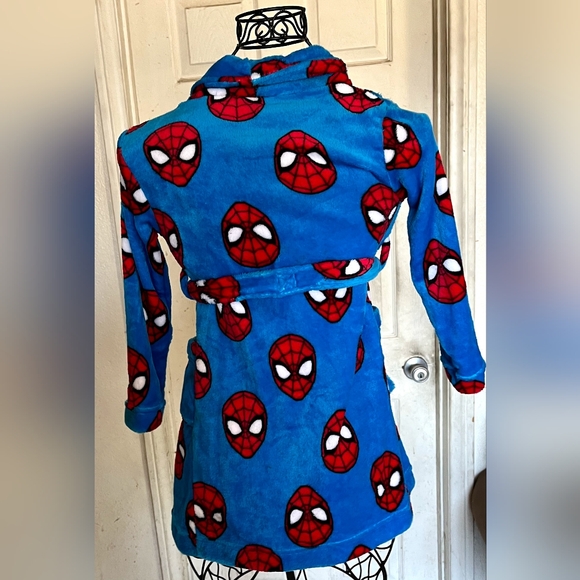 Marvel | Pajamas | Marvel Spiderman Kids Blue Robe | Poshmark
